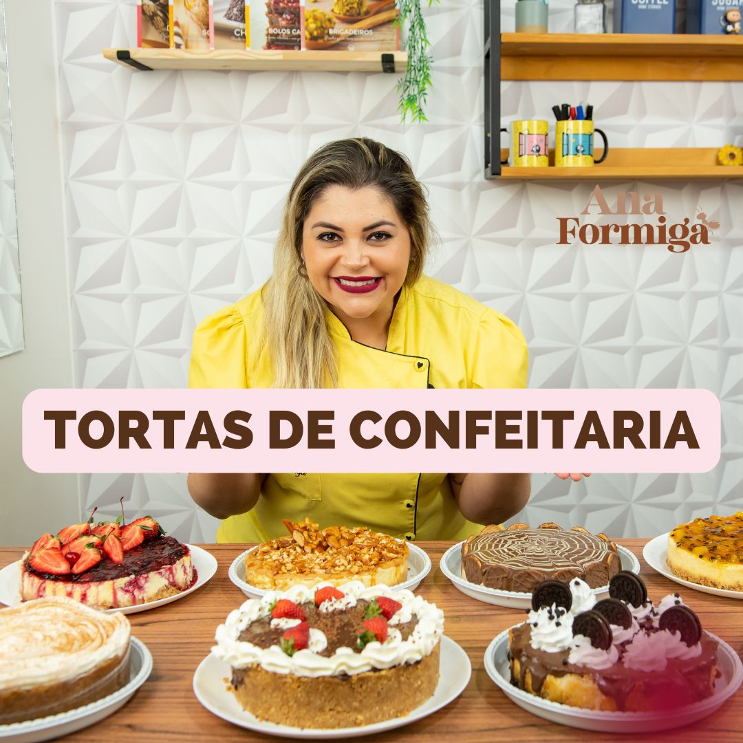 TORTAS DE CONFEITARIA DA CHEF ANA FORMIGA