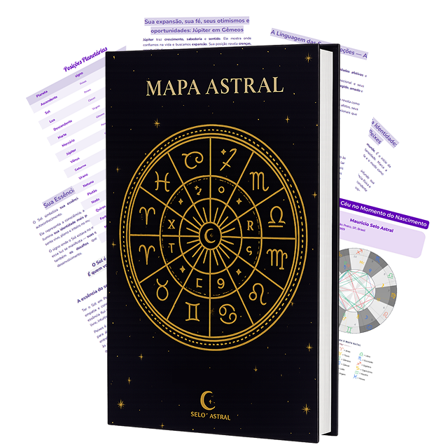 Mapa Astral Completo Prioritário - Selo Astral