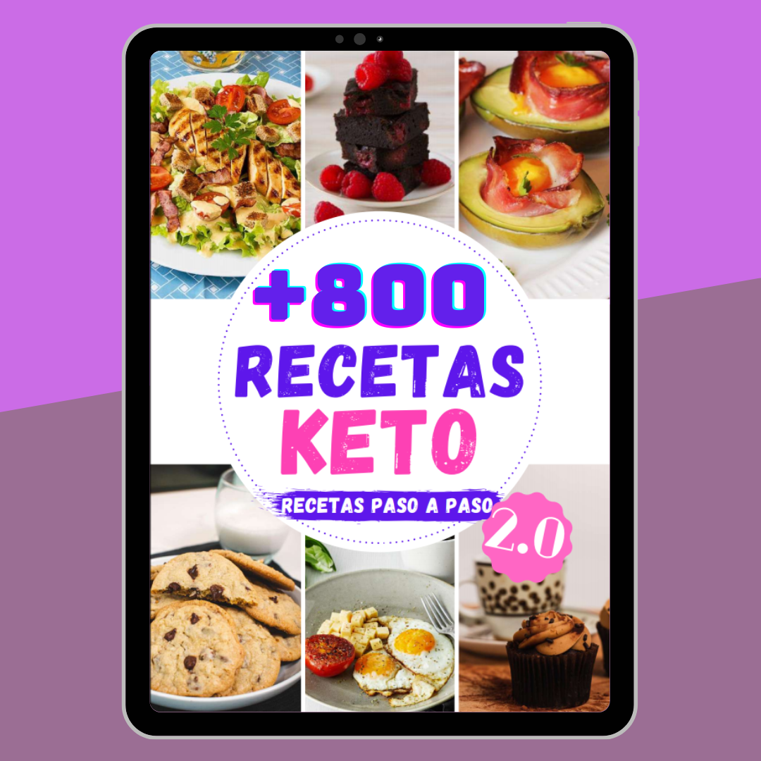 +800 Recetas Keto Para Tener un Cuerpo Saludable 🥑🍳 - Joel Laured...