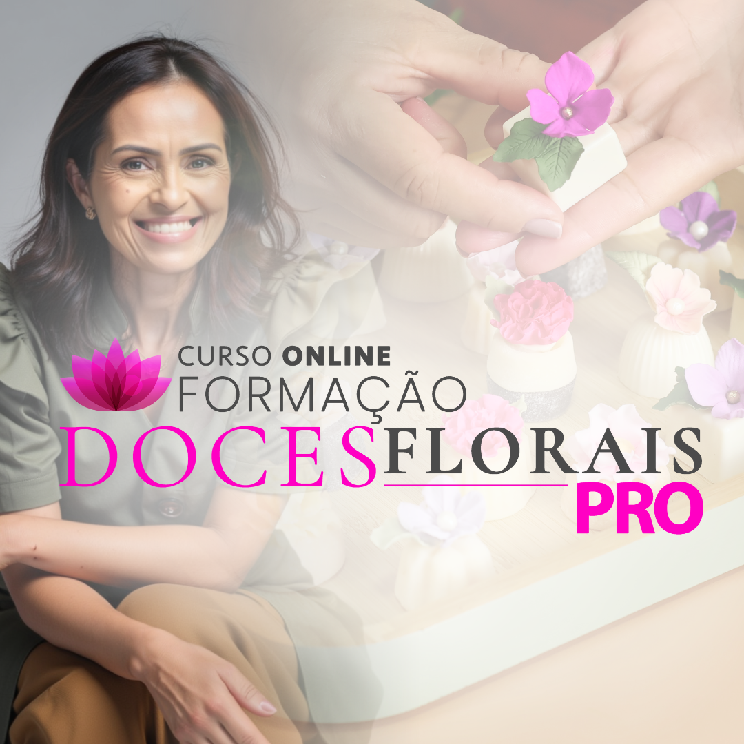 Curso Online Formação Doces Florais PRO