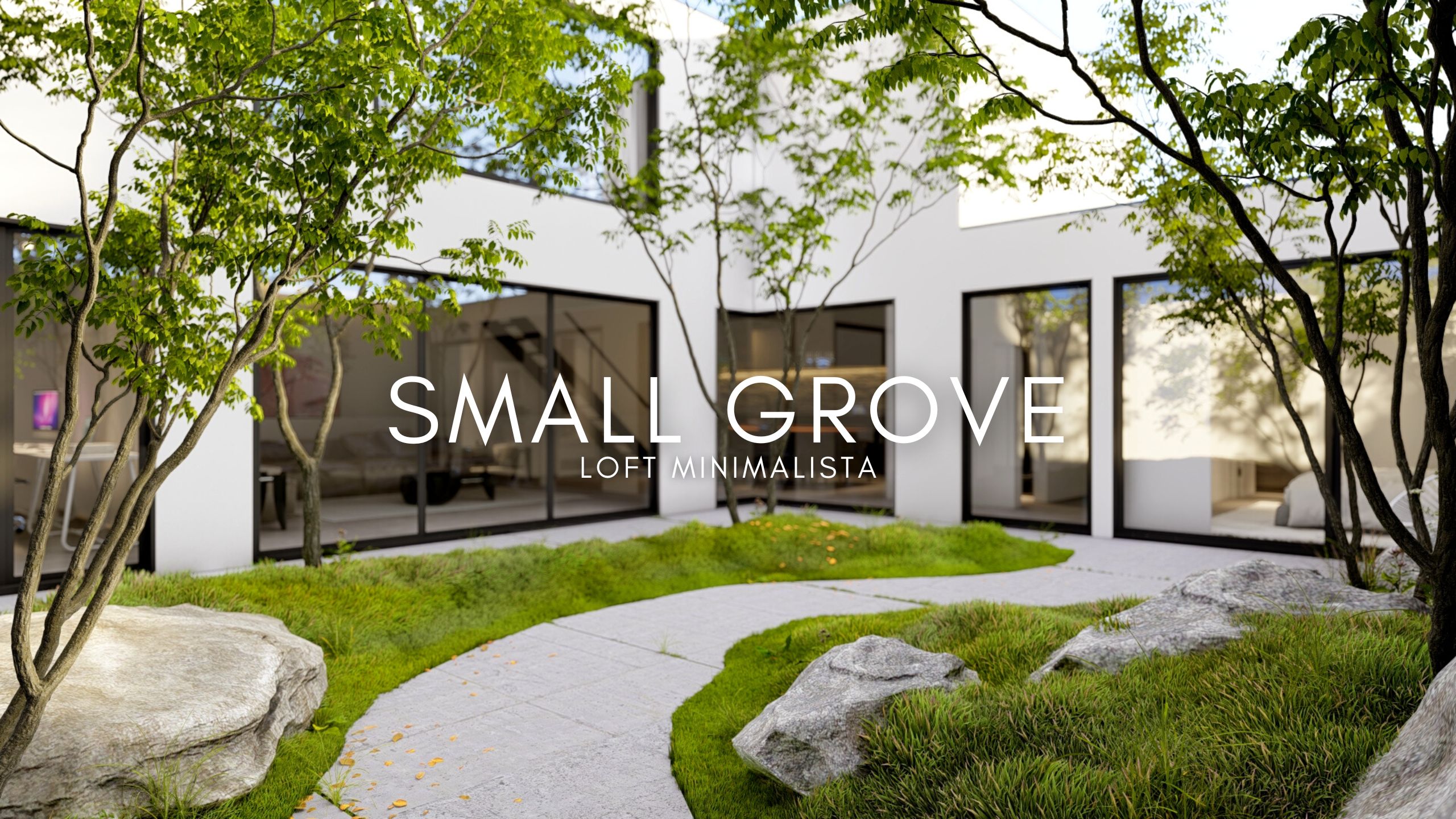 Projeto Arquitetônico Small Grove: Loft De 12x13 Metros Minimalista...