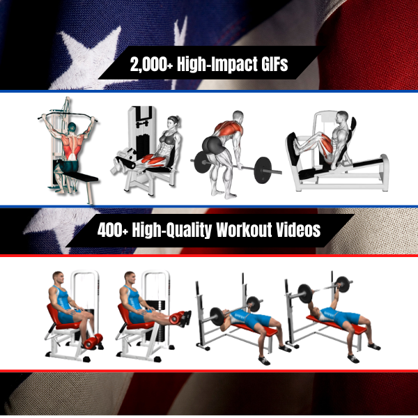 2,000+ Muscle Activation GIFs + 400 HD Exercise Videos - Quarenta M...
