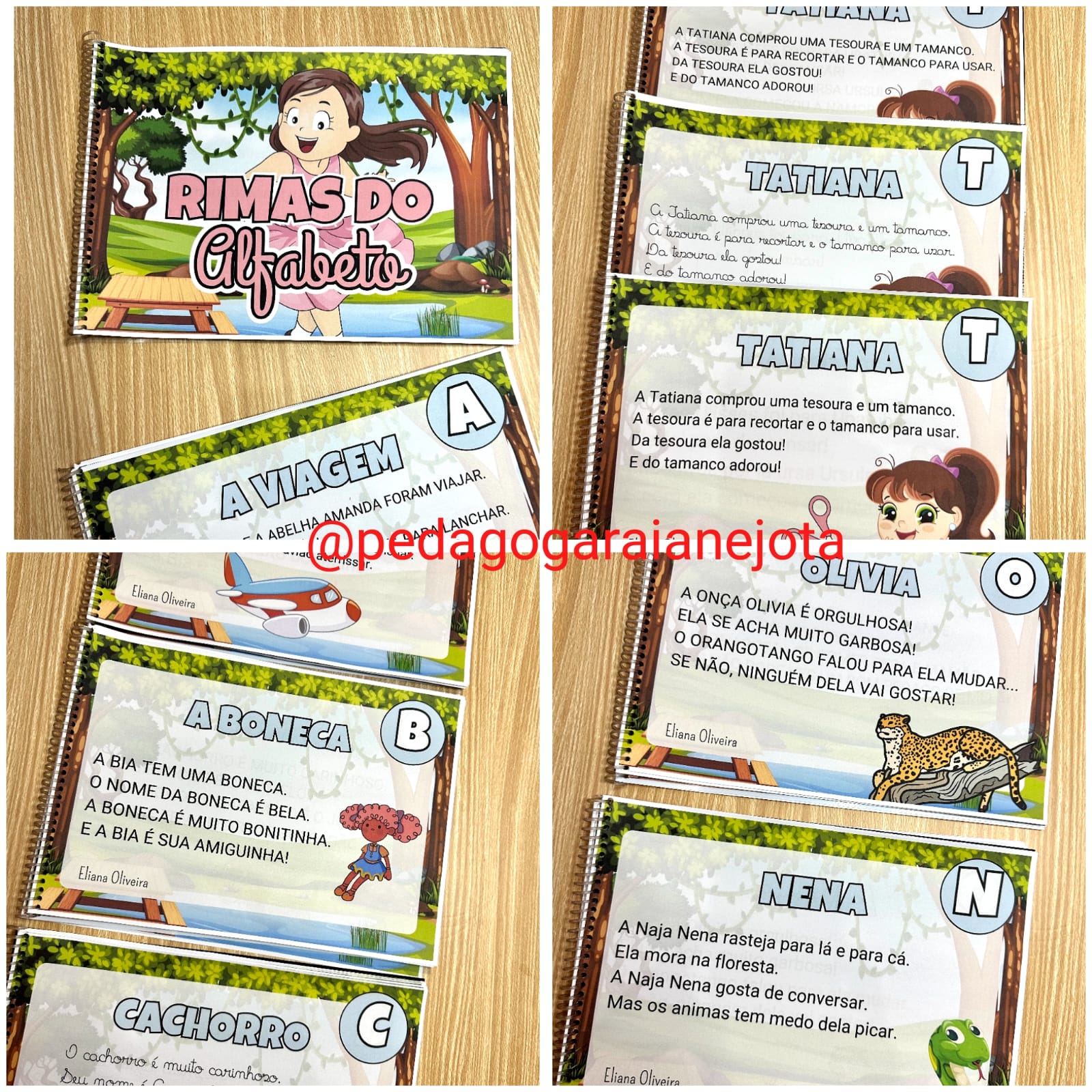 RIMAS DO ALFABETO - Pedagoga Raiane | Hotmart