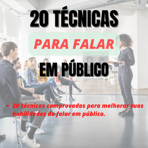 20 TÉCNICAS PARA FALAR EM PÚBLICO - Jesimiel Santana de Almeida