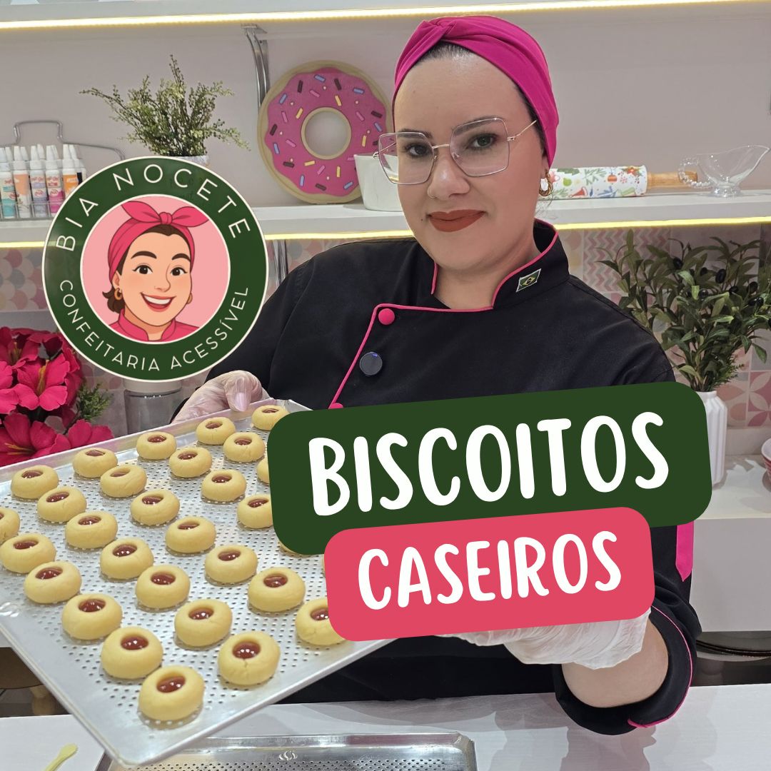 Biscoitos caseiros - Bia Nocete | Hotmart
