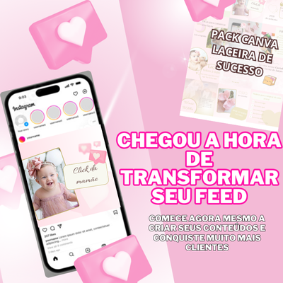 Pack Canva Laceira de Sucesso