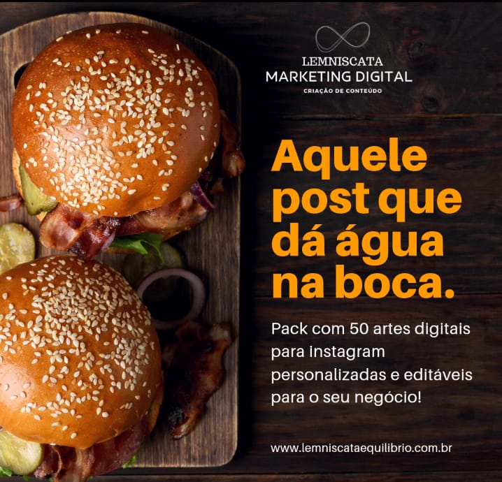 Pack de arte hamburgueria - Isabella Ribeiro | Hotmart