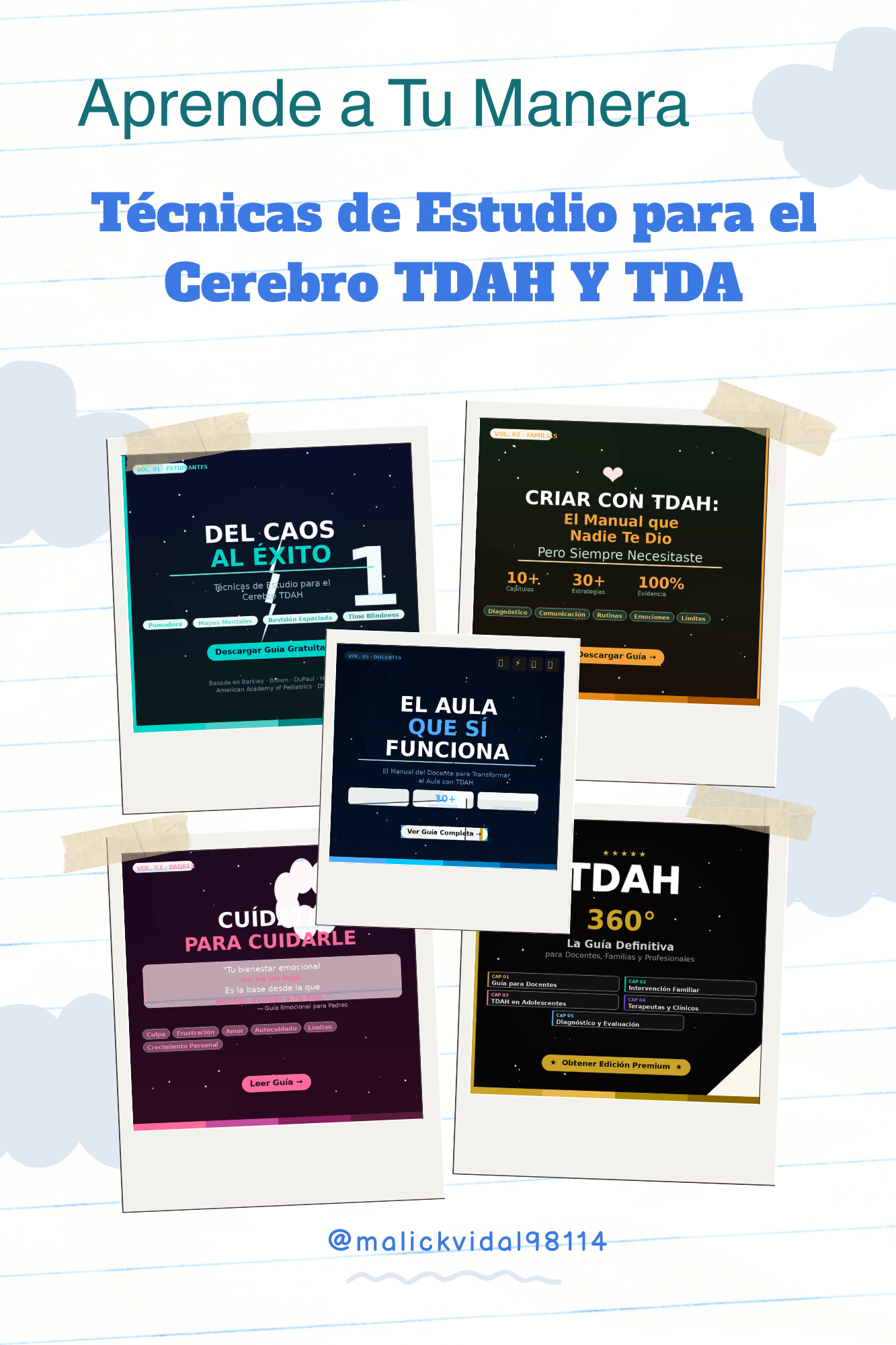 Técnicas de Estudio para el Cerebro TDAH Y TDA - malick | Hotmart