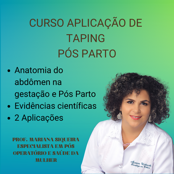 APLICAÇÃO DE KINESIO TAPING PÓS PARTO - Prof. Mariana Siqueira Camp...