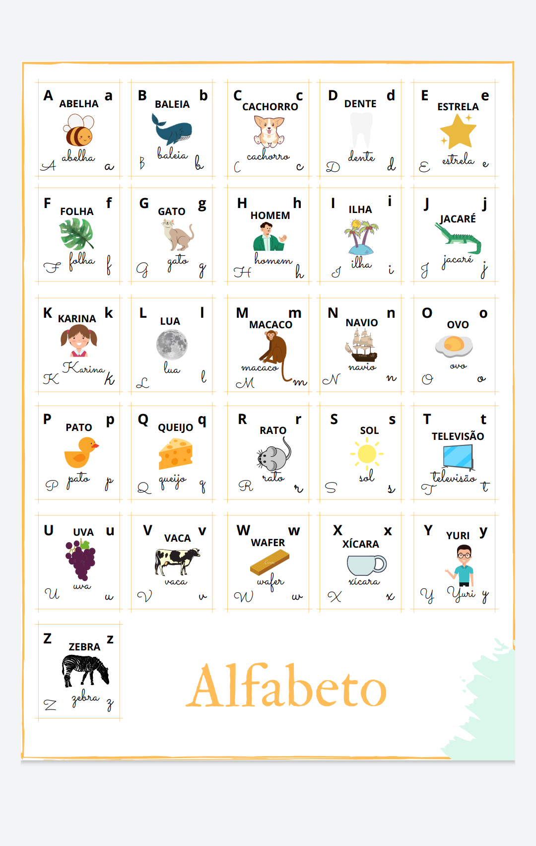 Alfabeto - CAPS - Central de Ajuda dos Professores | Hotmart