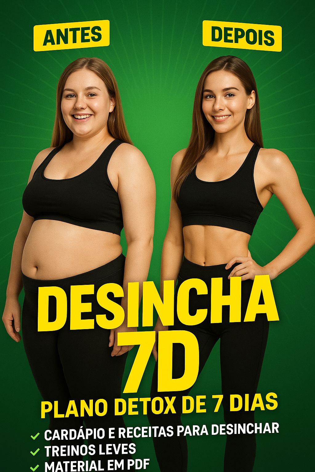 Desincha 7D- Plano Detox de 7 dias | Hotmart