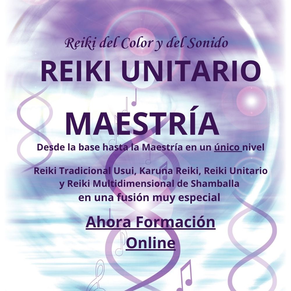 Formación Online Maestría de Reiki Unitario (2 certificaciones en u...