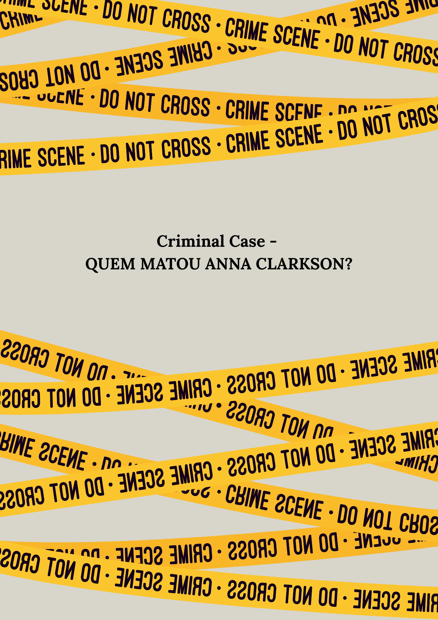 Criminal Case - Quem matou Anna Clarkson? - Adriele Adri | Hotmart