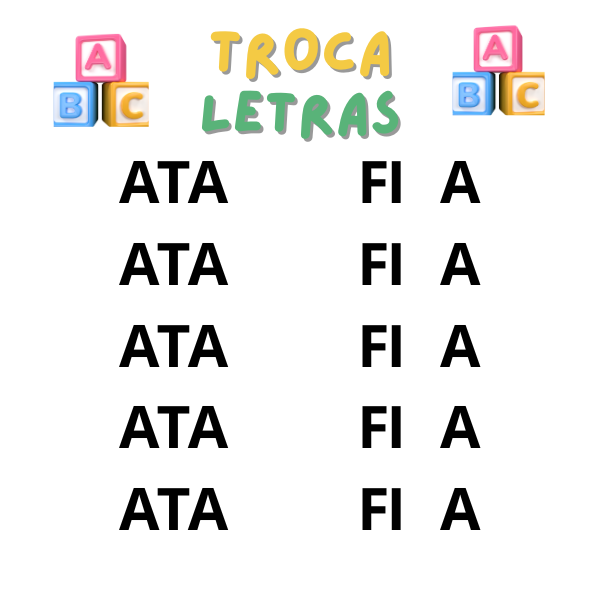 Troca letras