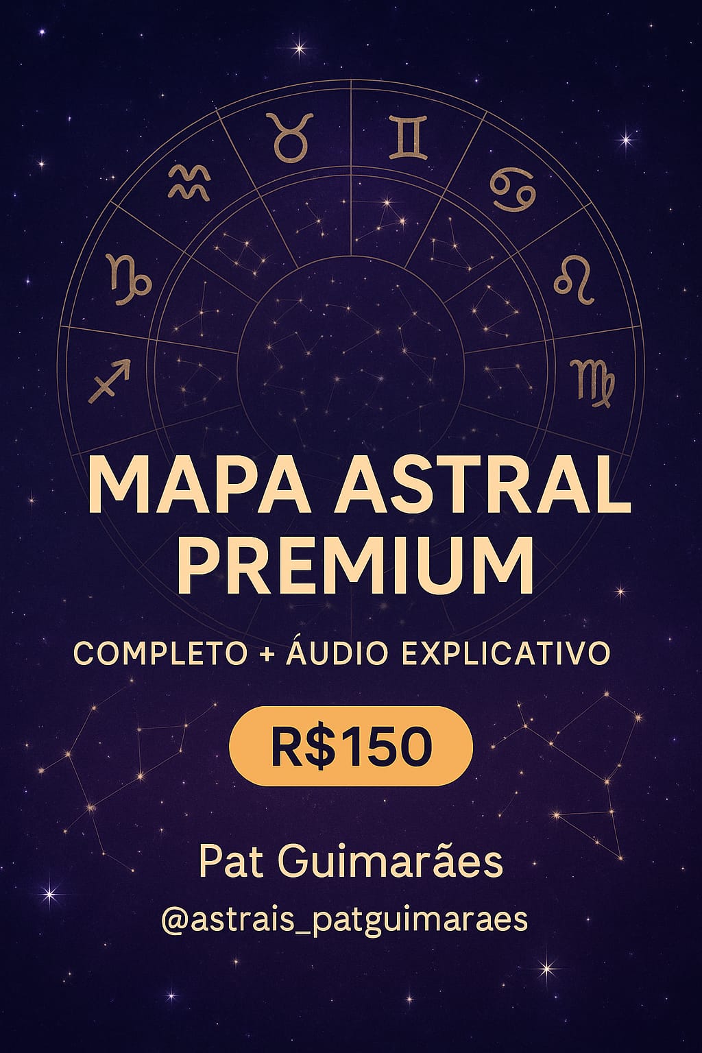 Mapa Astral Premium – Uma leitura profunda e personalizada para tra...
