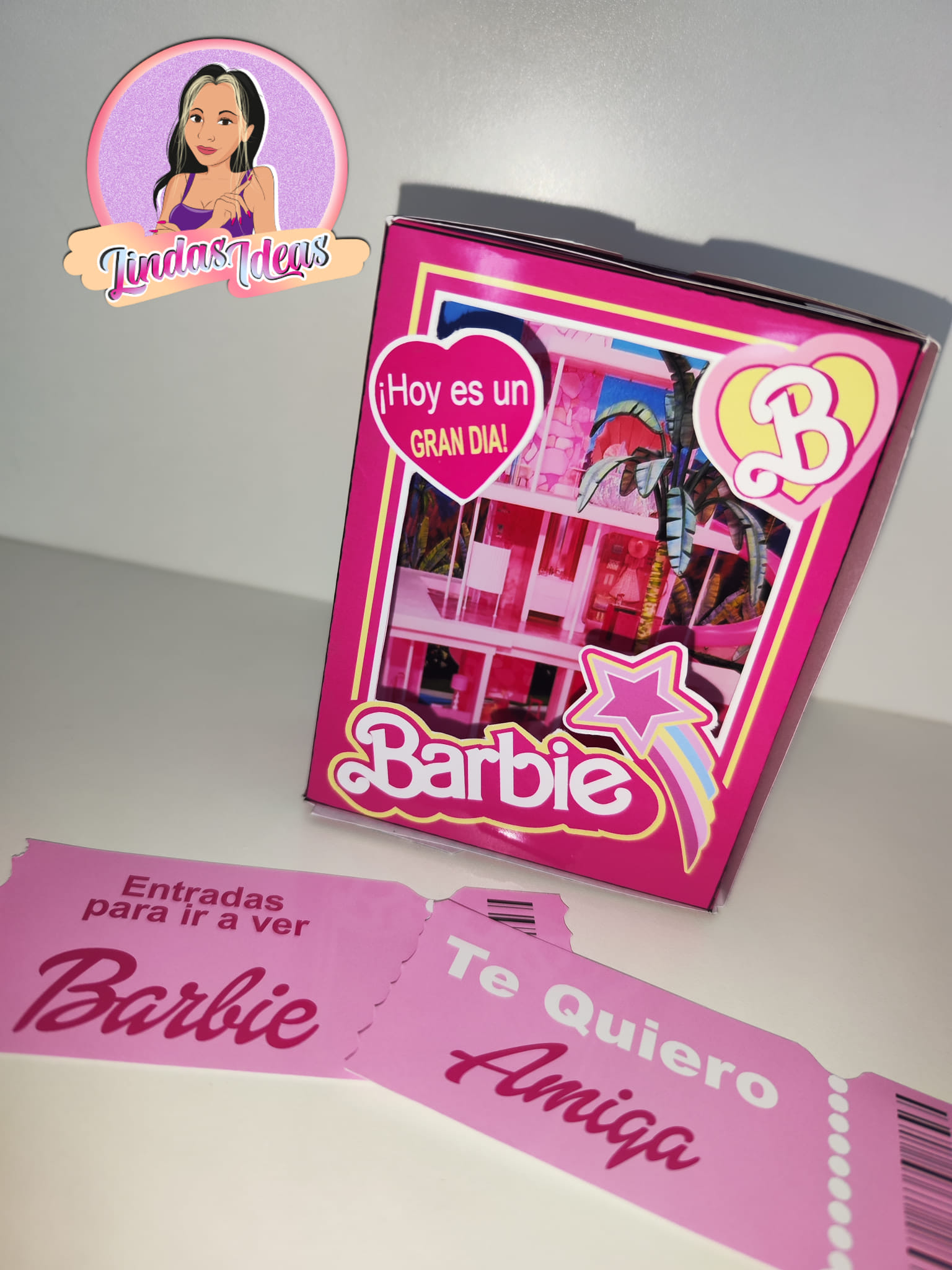 Caja Barbie con Entradas - Lindas ideas | Hotmart