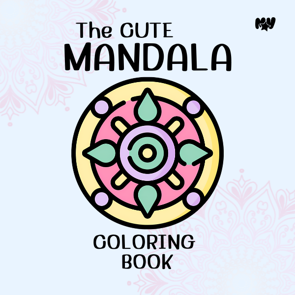 The Cute Mandala Coloring Book