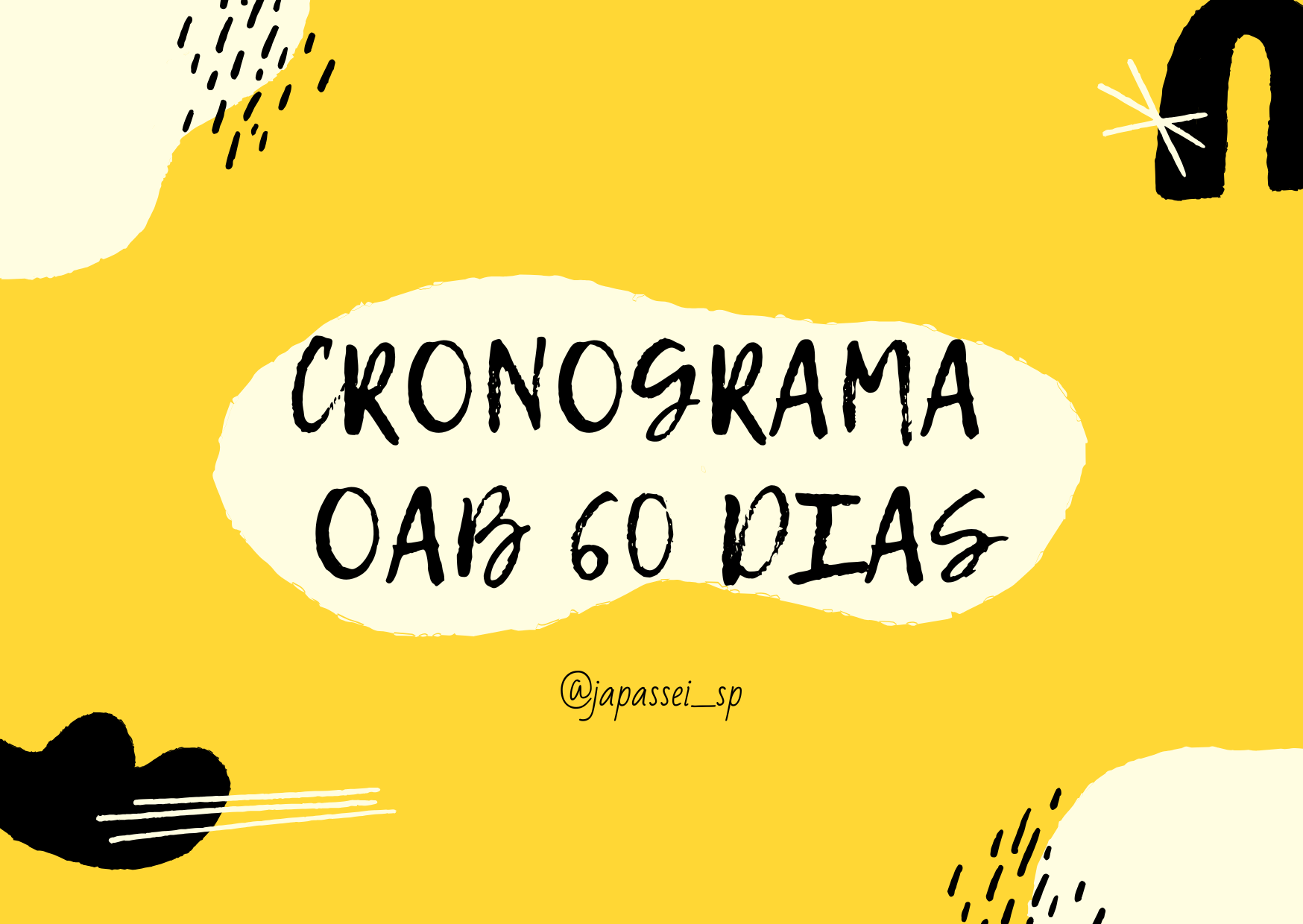 CRONOGRAMA 60 DIAS OAB - AMANDA THAIS DA SILVA BRANDÃO | Hotmart