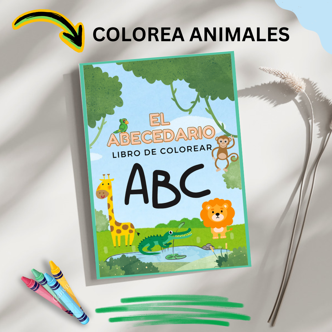 LIBRO DE COLOREAR - ABECEDARIO ANIMALES - Erika Rebecca Valdez Gabi...