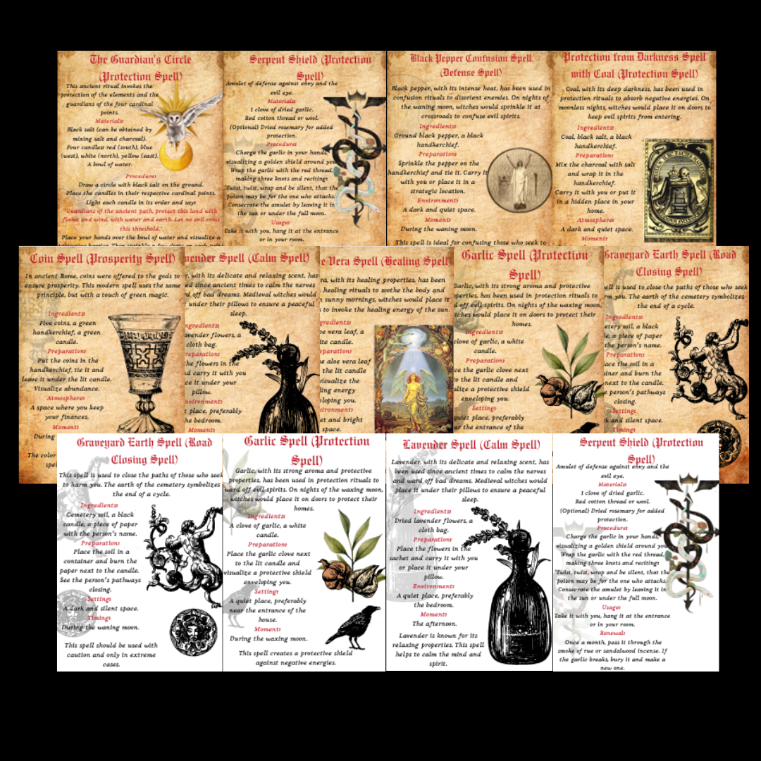 Printable Spells