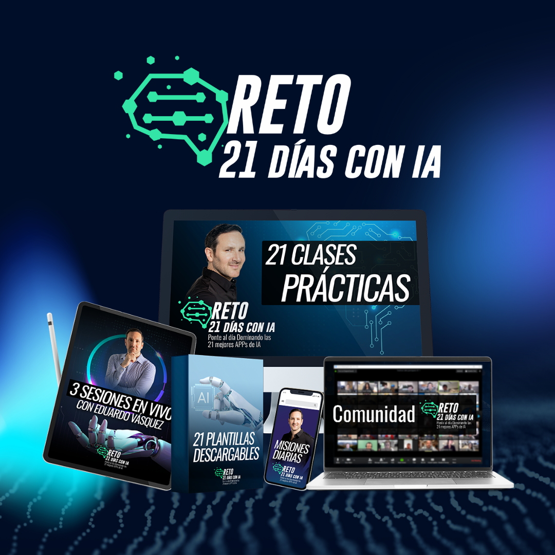 Reto 21 Días con IA - EDUARDO VAZQUEZ SERNA | Hotmart