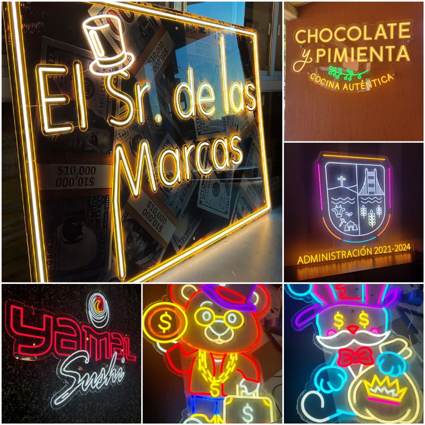 Diseño y Fabricación de Letreros Luminosos con LED NEON Premium - M...