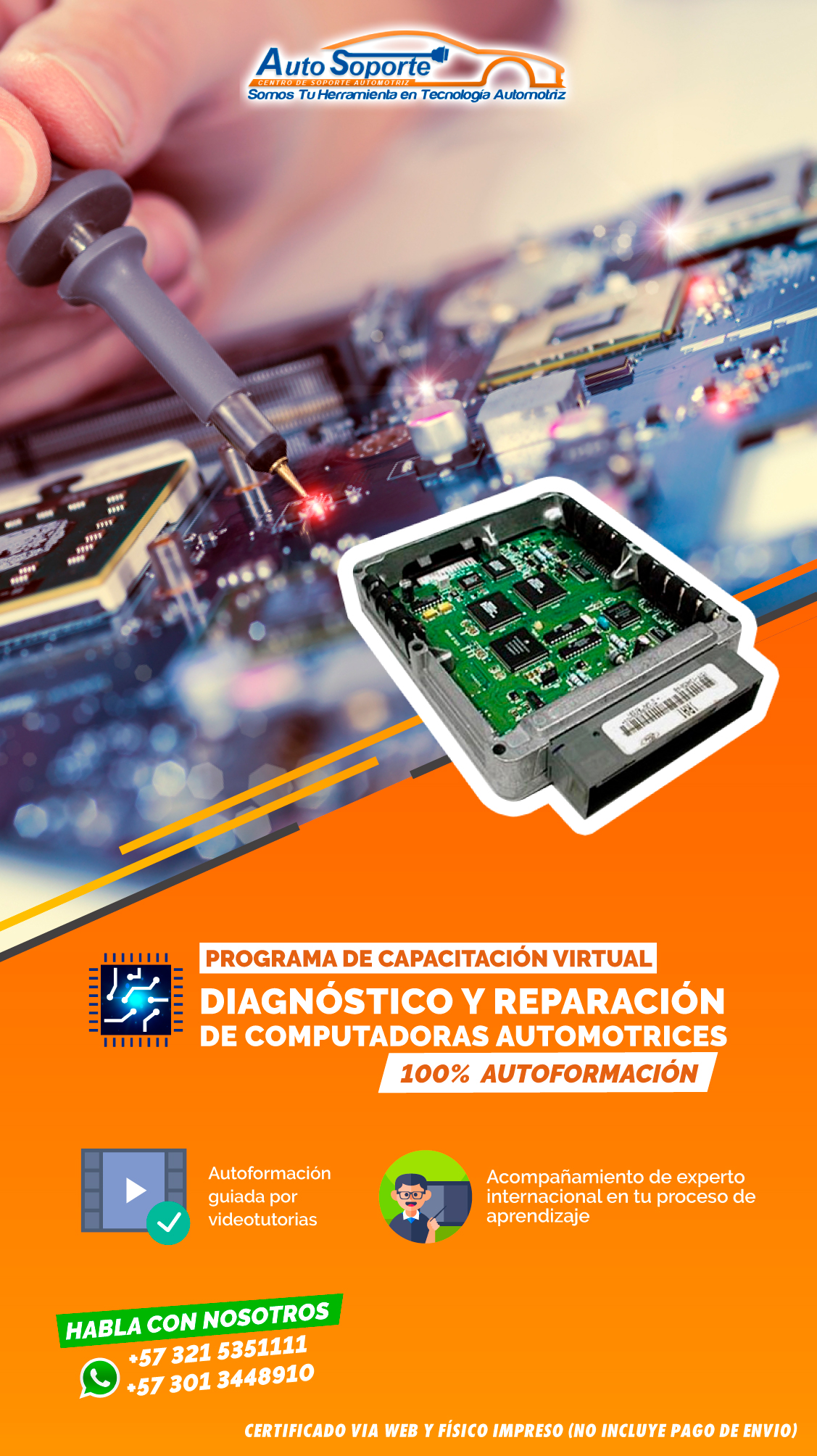 CAPACITACION VIRTUAL DIAGNOSTICO Y REPARACION DE COMPUTADORAS AUTOM...