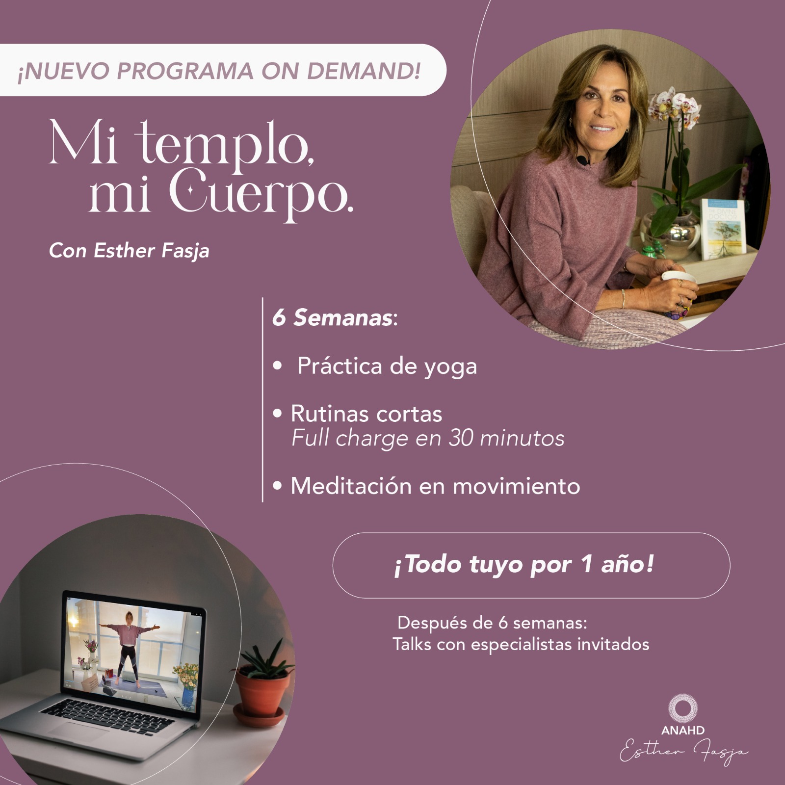 Mi Templo, Mi Cuerpo - Esther Fasja | Hotmart