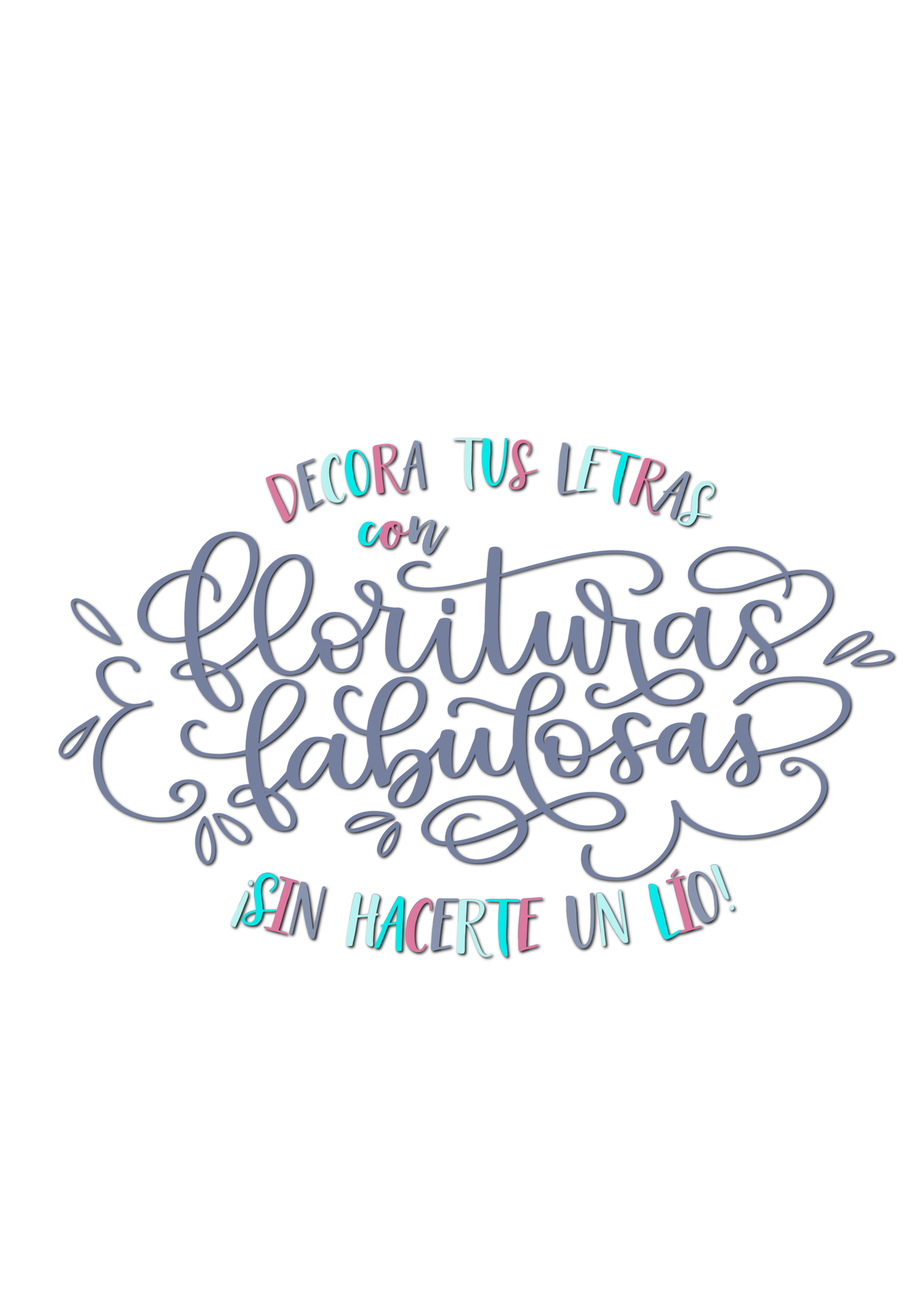 Curso de Lettering "Florituras Fabulosas" - Cristina Castro Cabedo...
