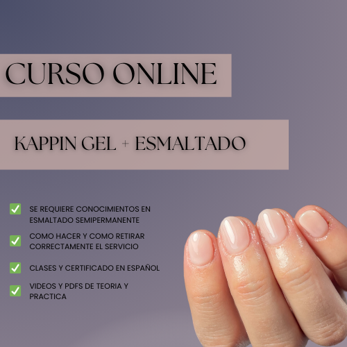 CURSO DE REFUERZO DE KAPPING EN UÑAS NATURALES