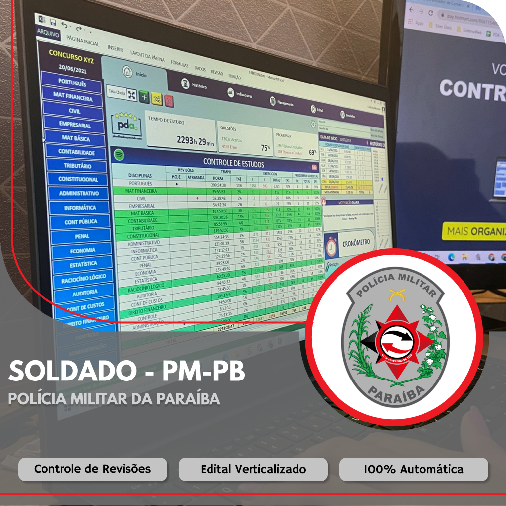 Planilha do Aprovado - PM-PB - Soldado - Renan Cristofori Lima de O...