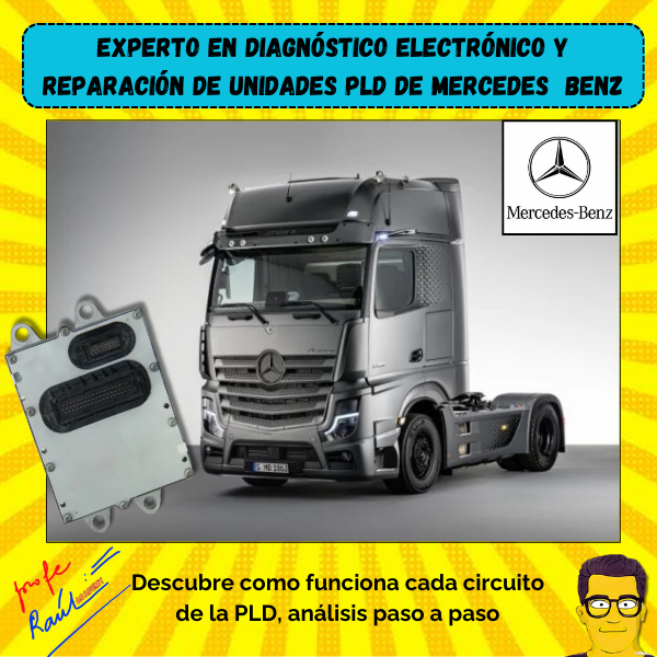 Experto en Diagnóstico Electronico de PLDs de Mercedes Benz Truck