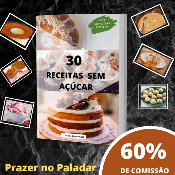 30 RECEITAS DE DOCES SEM AÇÚCAR