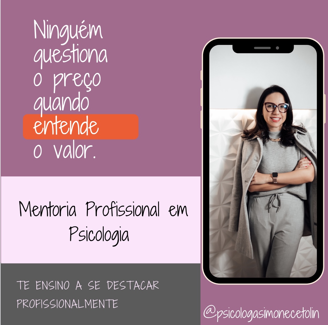 Mentoria Profissional em Psicologia - Simone Cetolin | Hotmart