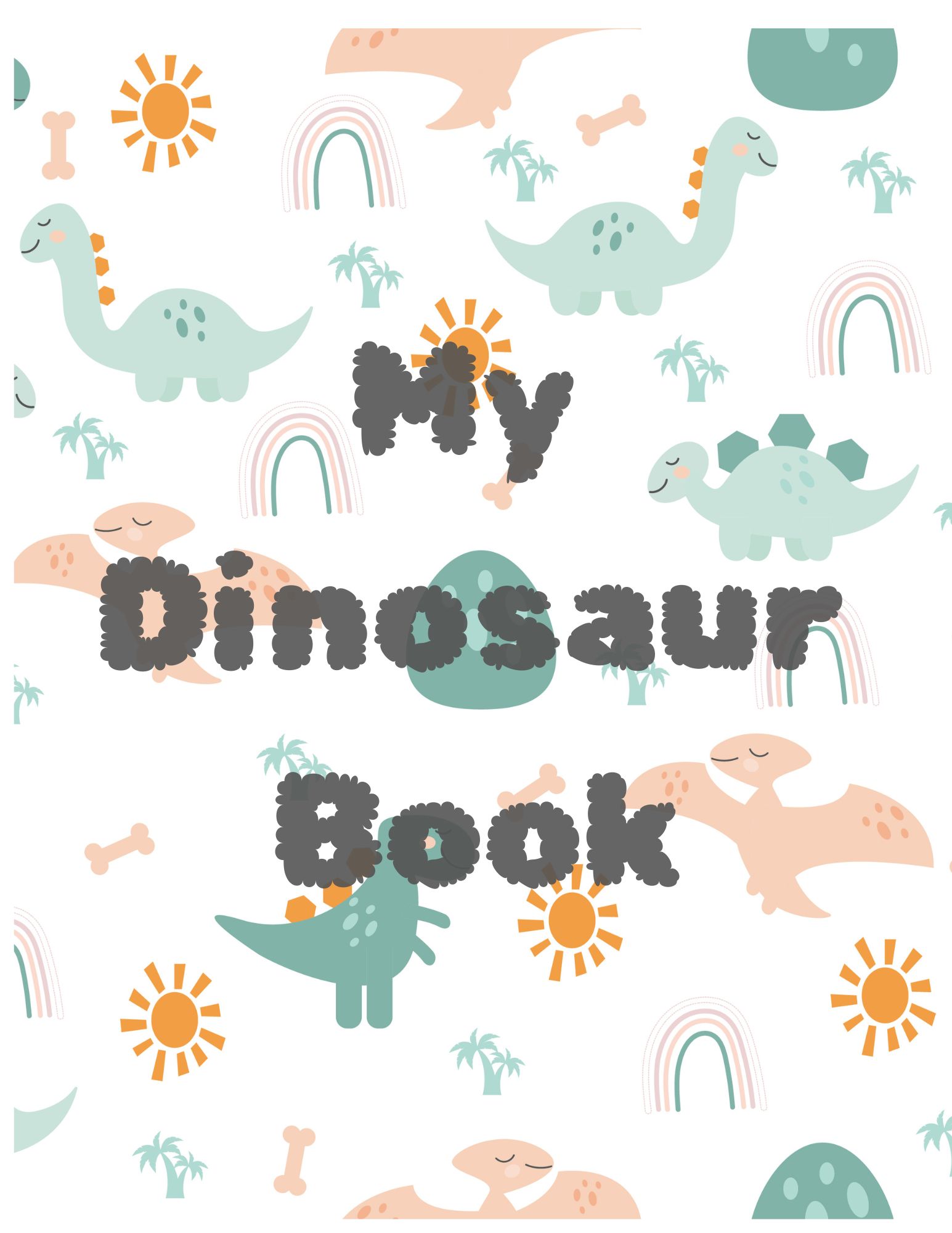 My Dinosaur Coloring Book | Printable PDF | Hotmart