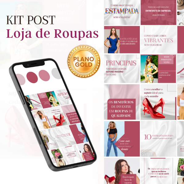 Kit Post Loja de Roupas (Plano Gold)