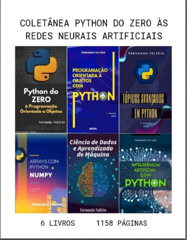 Coletânea Python do zero as redes neurais artificiais - =vendas dig...
