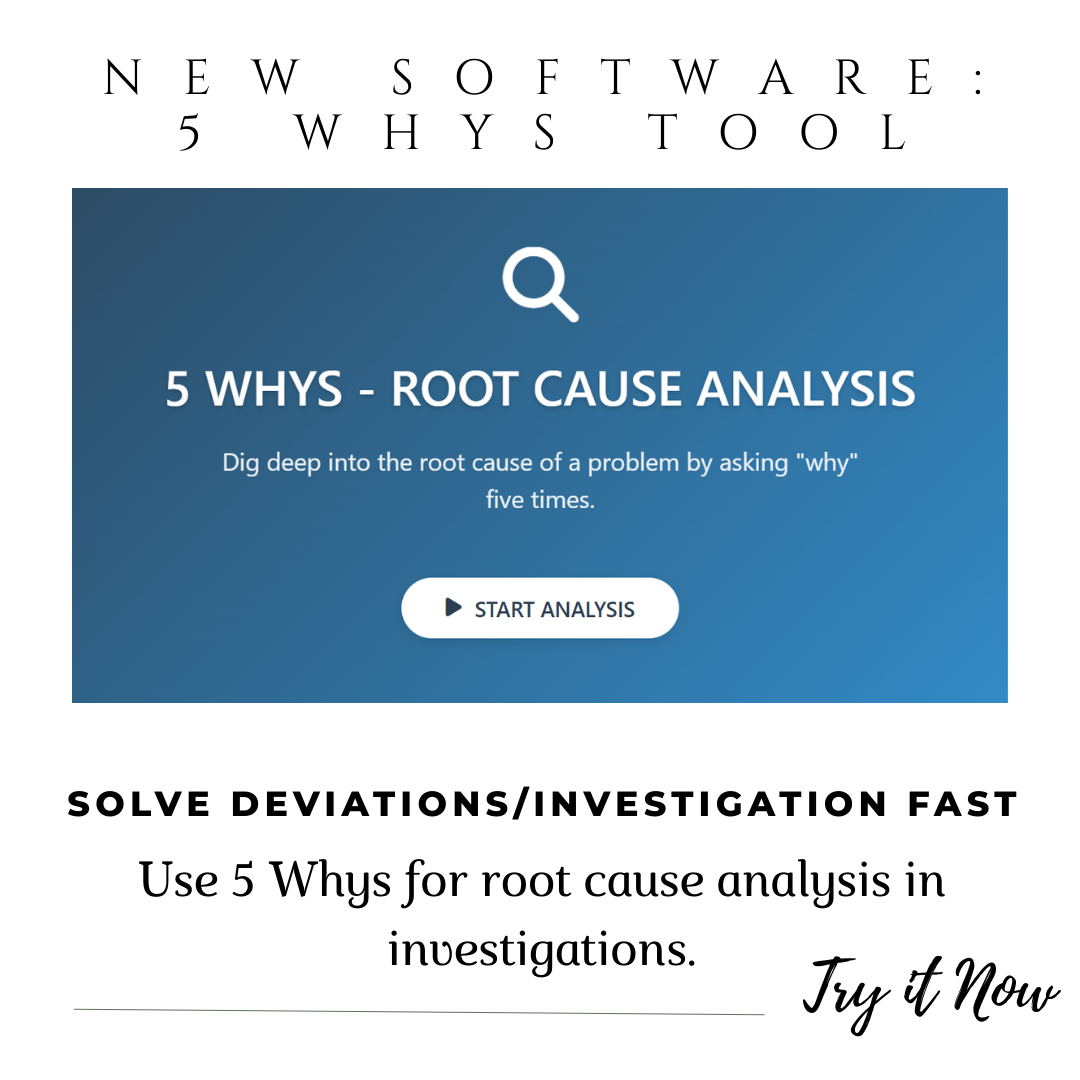 Professional 5 Whys Root Cause Analysis Software – Instant Download...