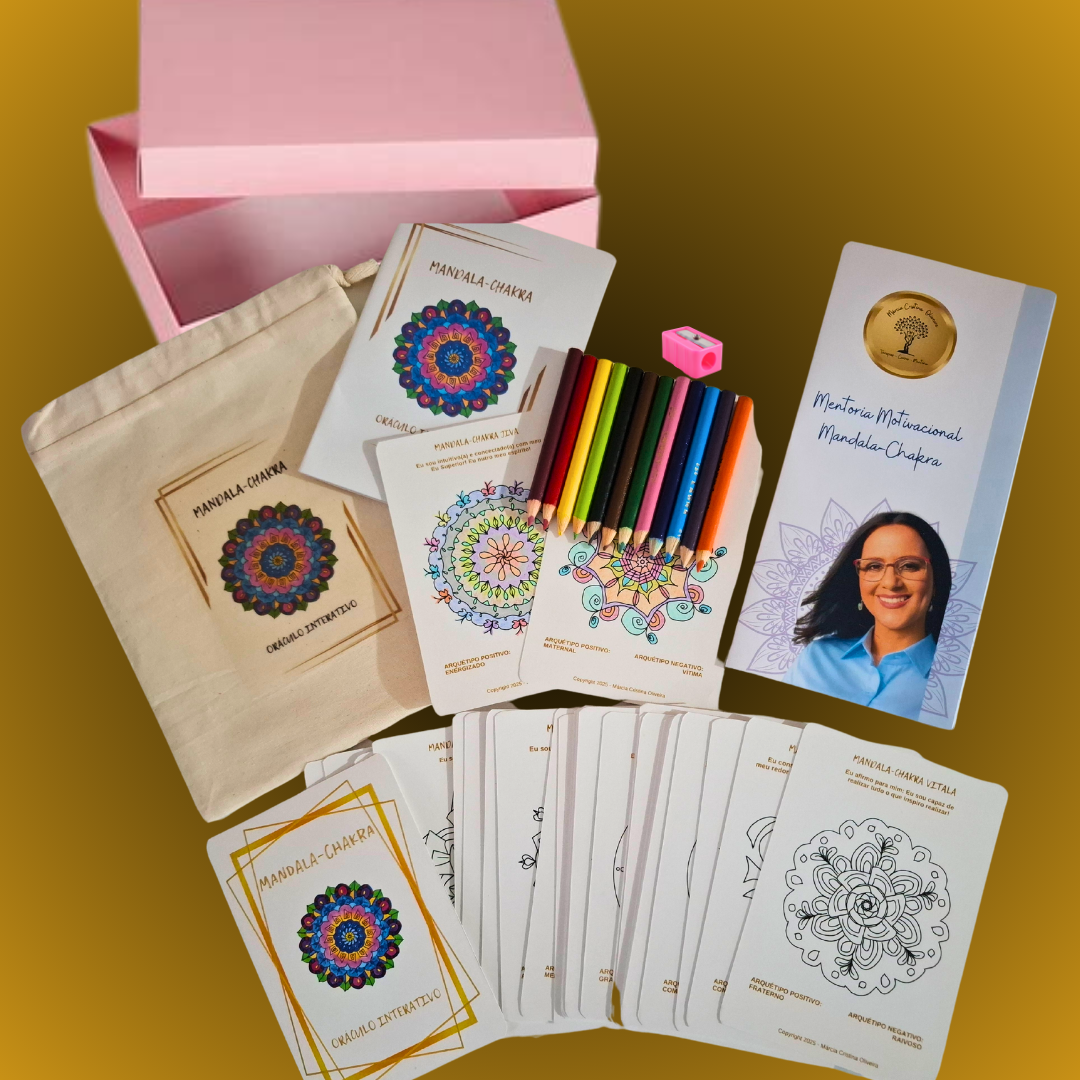 Oráculo Interativo Mandala-Chakra - Márcia Cristina Oliveira | Hotmart