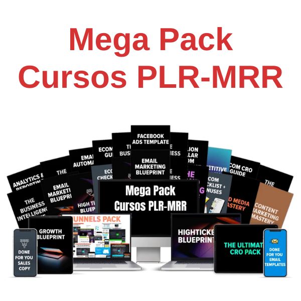Mega Pack Cursos PLR-MRR - Alex Hernandez | Hotmart