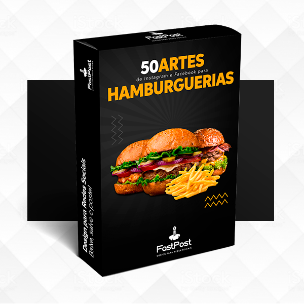 50 Artes de Redes Sociais para Hamburguerias - Gabriel Minelli | Ho...