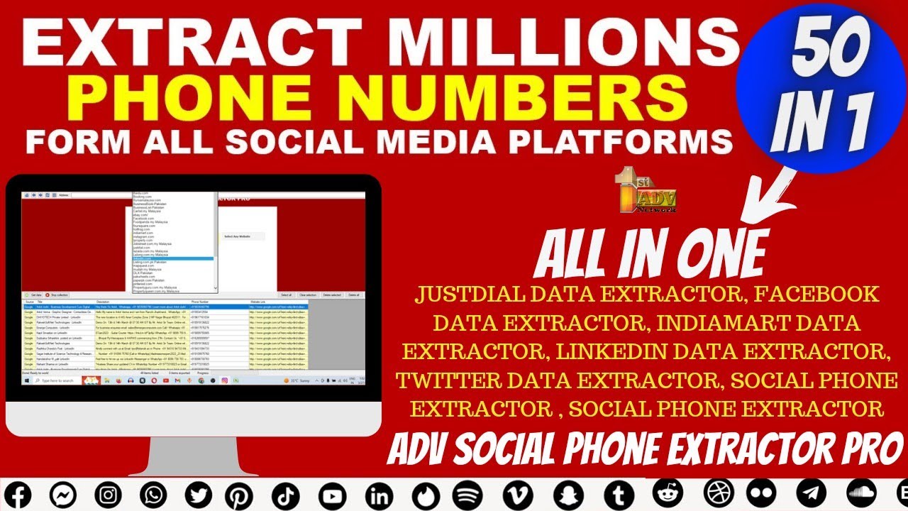 Social Phone Extractor Pro v7.0.0 Full Activated