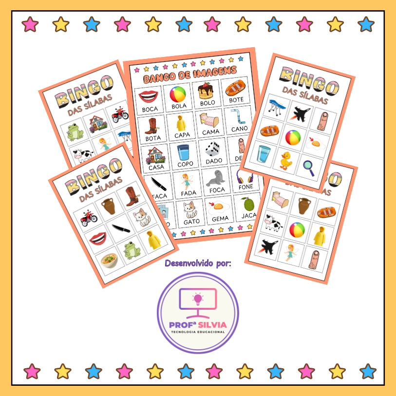 Bingo das Sílabas - Professora Silvia | Hotmart