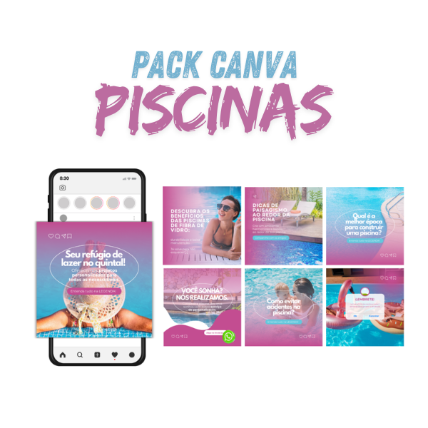 Pack Piscinas - Ana Paula Damasceno | Hotmart