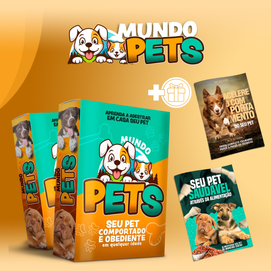 Ebook Mundo Pets - Aprenda a adestrar em casa seu pet