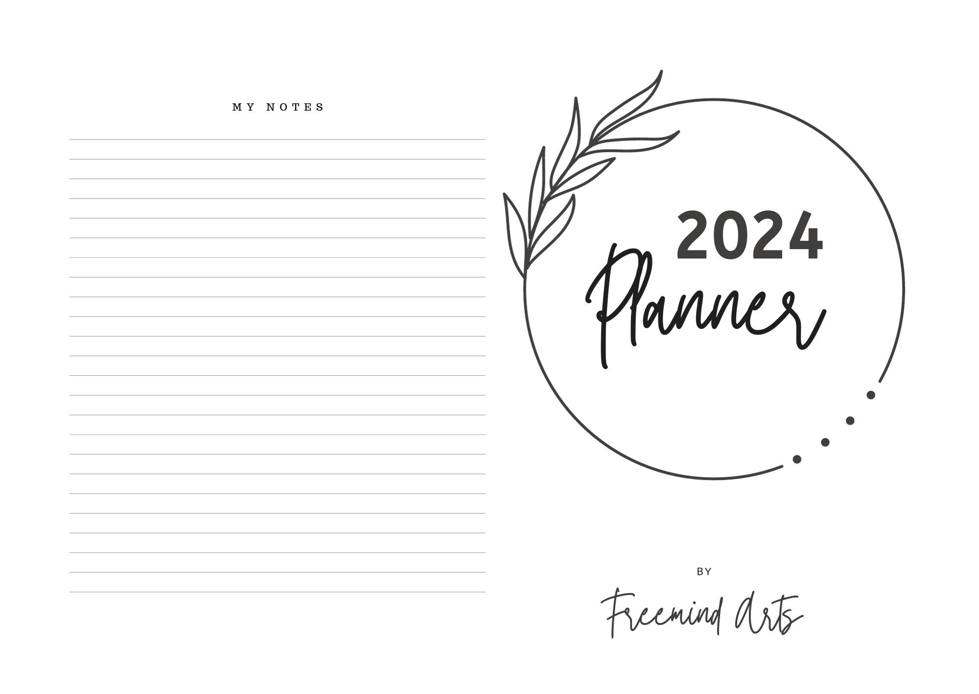 2024 Year Planner with a BOOM!