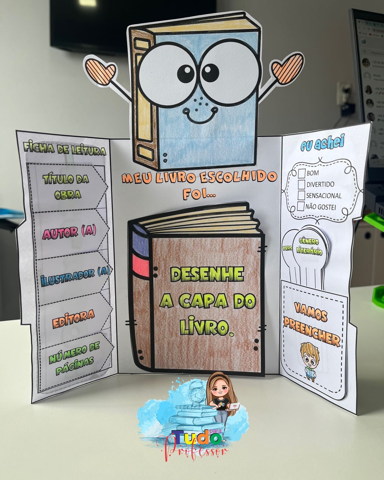 LAPBOOK FICHA DE LEITURA - Bruna da nova | Hotmart