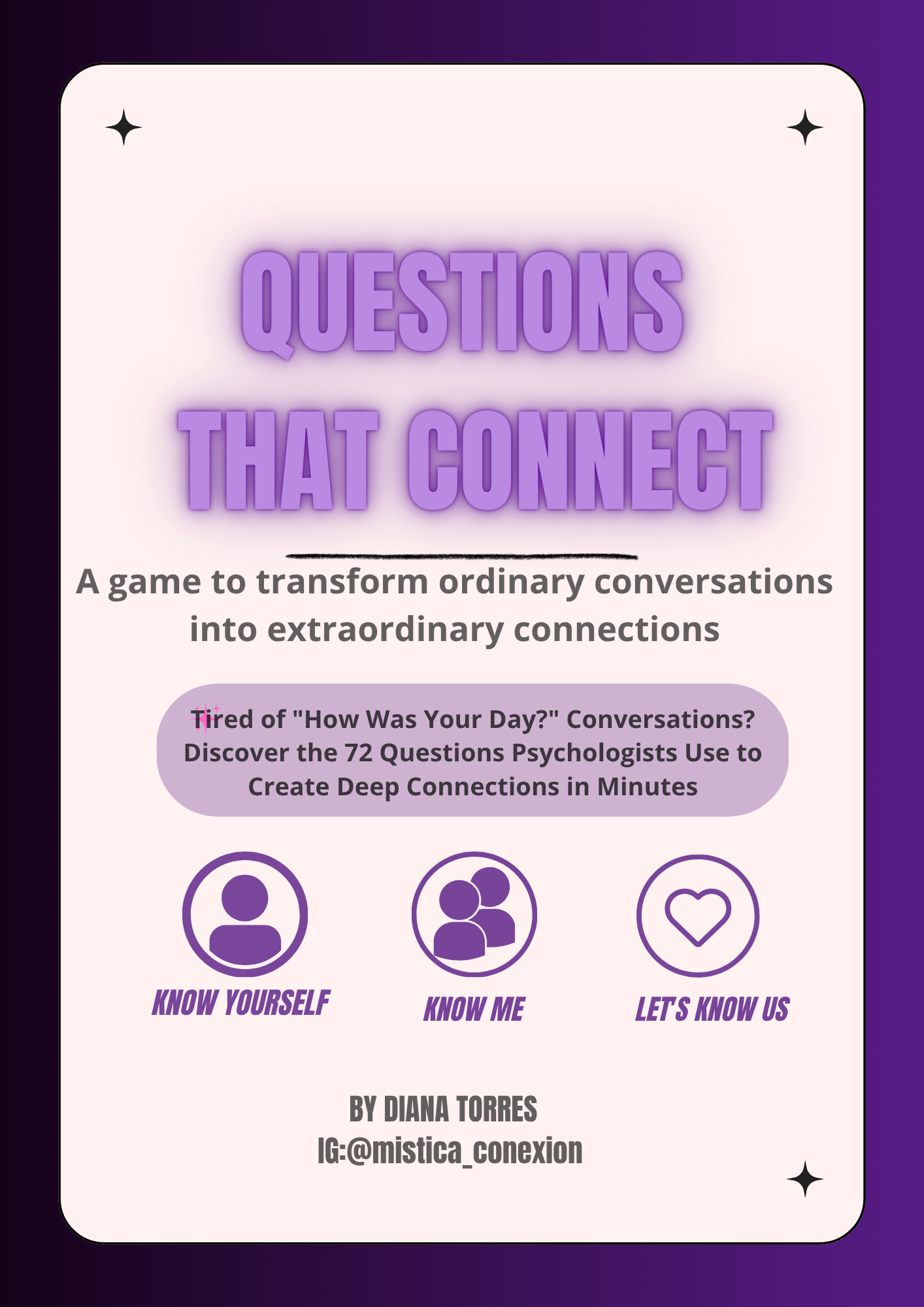 Questions That Connect - Therapeutic Question Game for Couples, Fam...