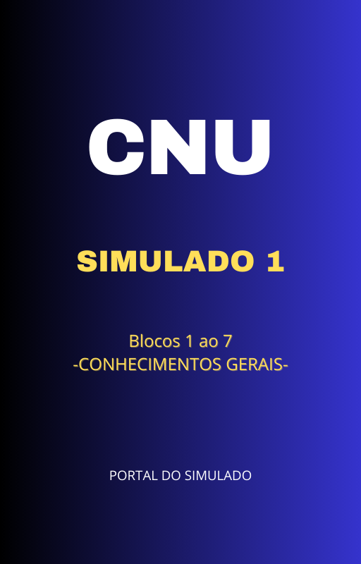 CNU - Simulados Inéditos - Blocos 1 ao 7 - Portal do Simulado | Hot...