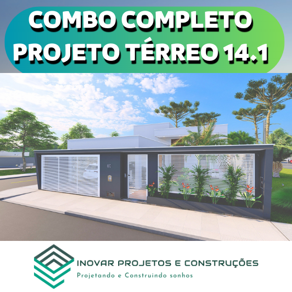 Combo Completo Projeto Térreo 14.1 - Reginaldo Wodison | Hotmart